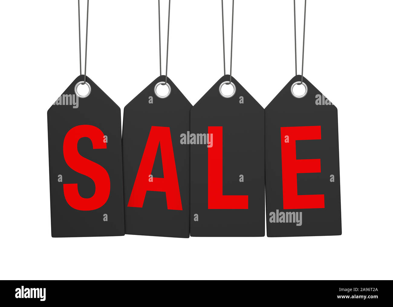 Sale Price Tags Isolated Stock Photo - Alamy