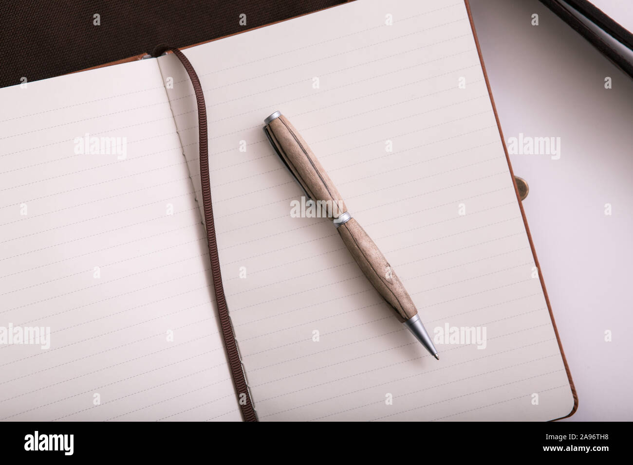 Pen and Notebook Stock Photo - Alamy