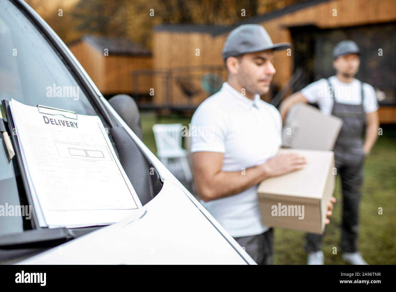 Couriers delivery service hi-res stock photography and images - Alamy