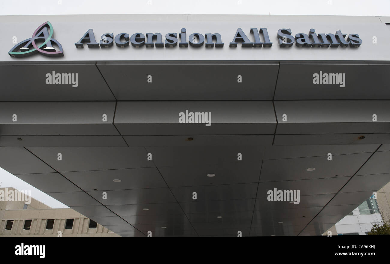 Racine, Wisconsin, USA. 13th Nov, 2019. Ascension All Saints Hospital ...