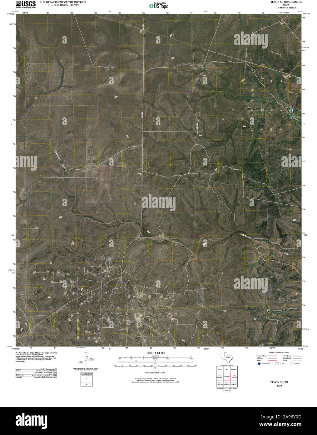 Map of texon texas hi-res stock photography and images - Alamy