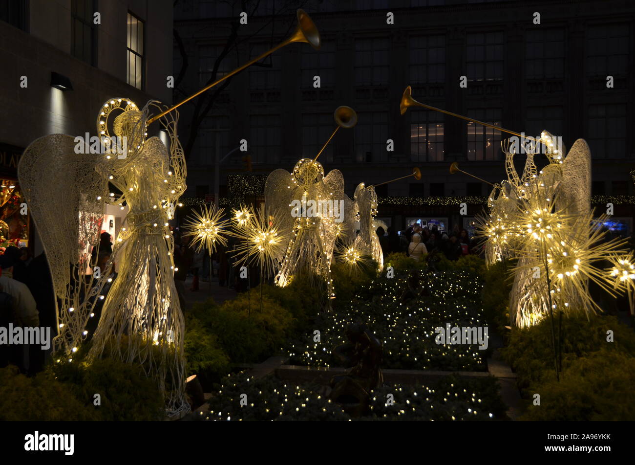 Radio City Music Hall in Rockefeller Center, New York City, USA Stock ...