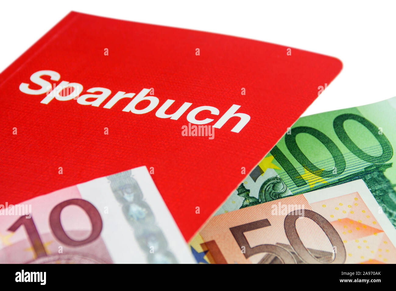 Bankbook against a white background Stock Photo - Alamy