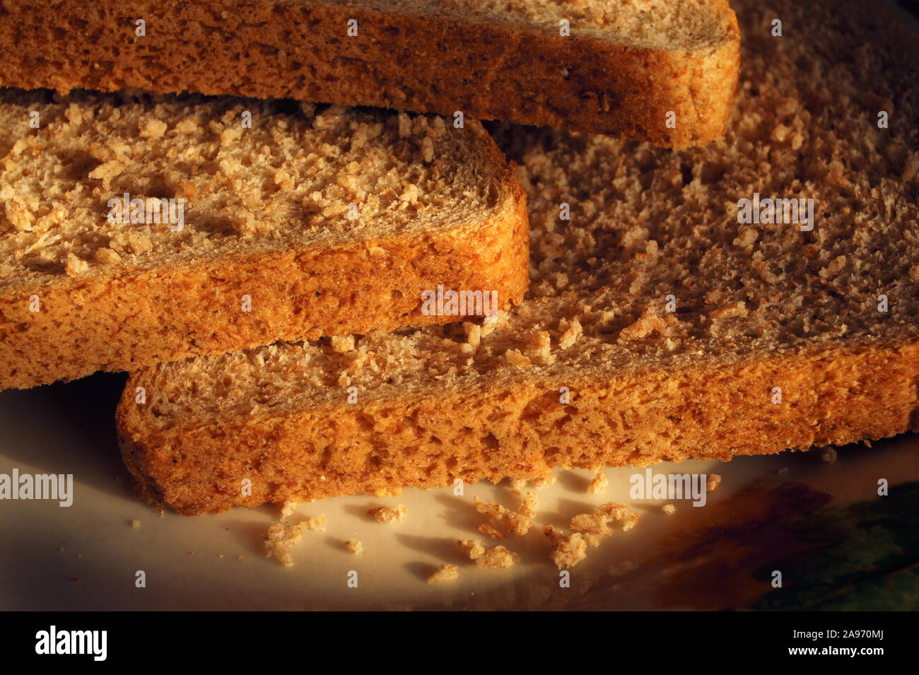 Bread crumb close up texture hi-res stock photography and images - Alamy
