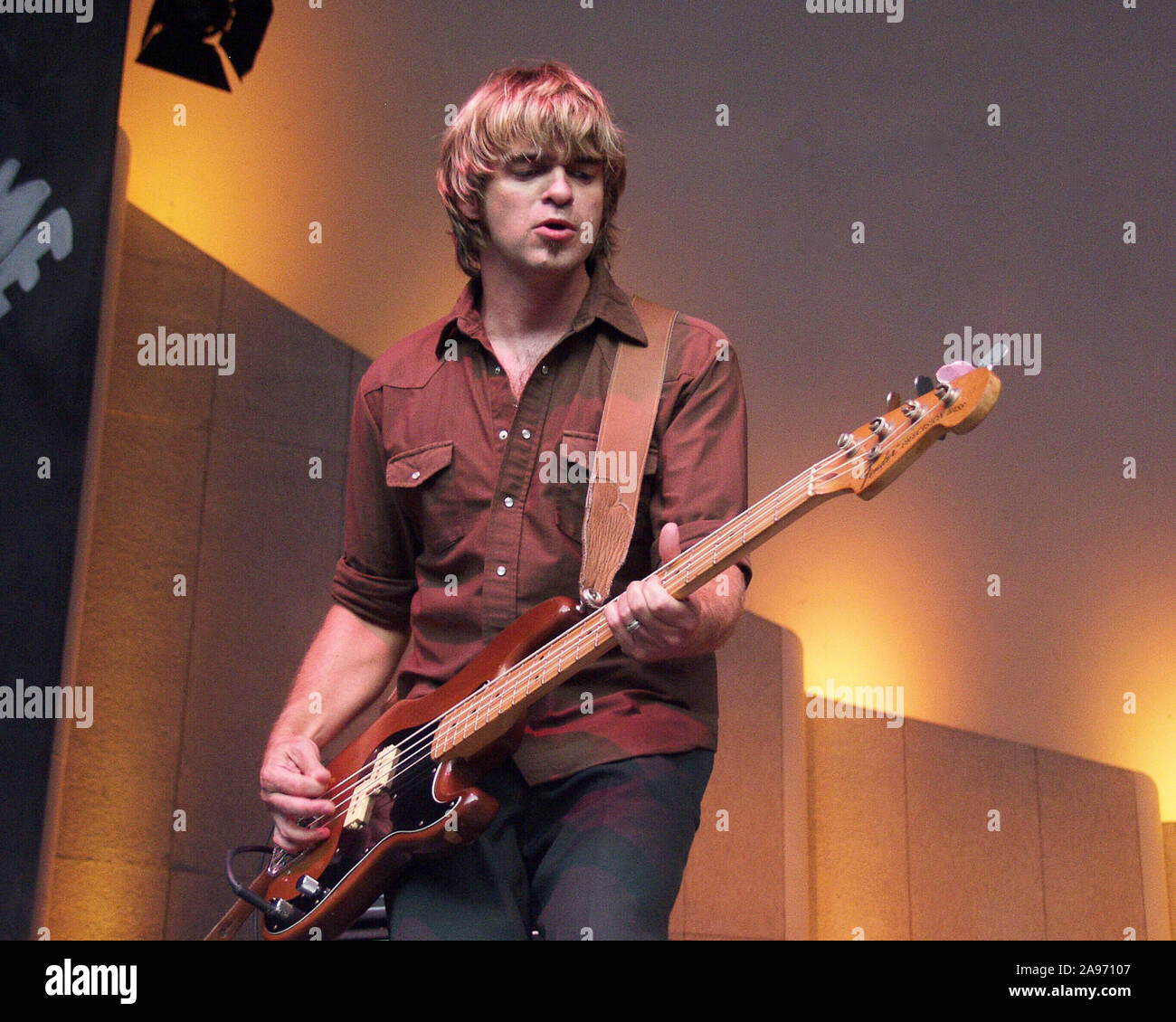 AUGUST 4: Greg Lee of Supermatic performs at Chastain Park Amphitheatre ...