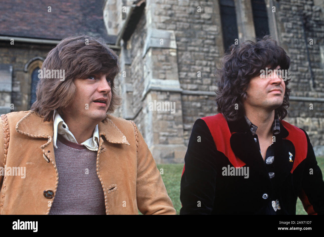 Portraits of the two Everly Brothers mid 70s American country ...