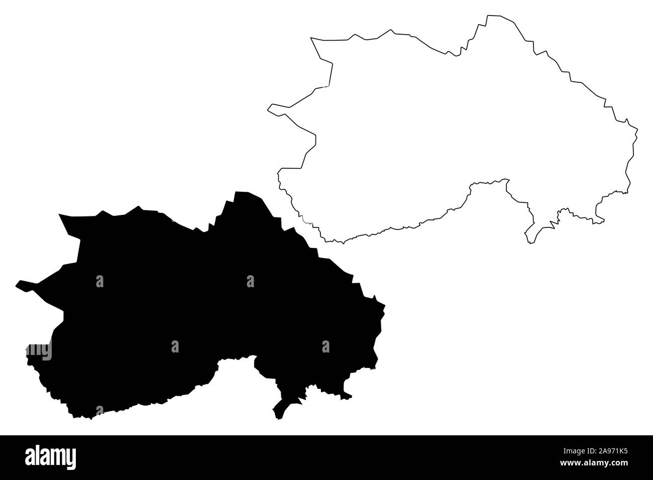 Debub Region (Horn of Africa, State of Eritrea, Regions of Eritrea) map ...