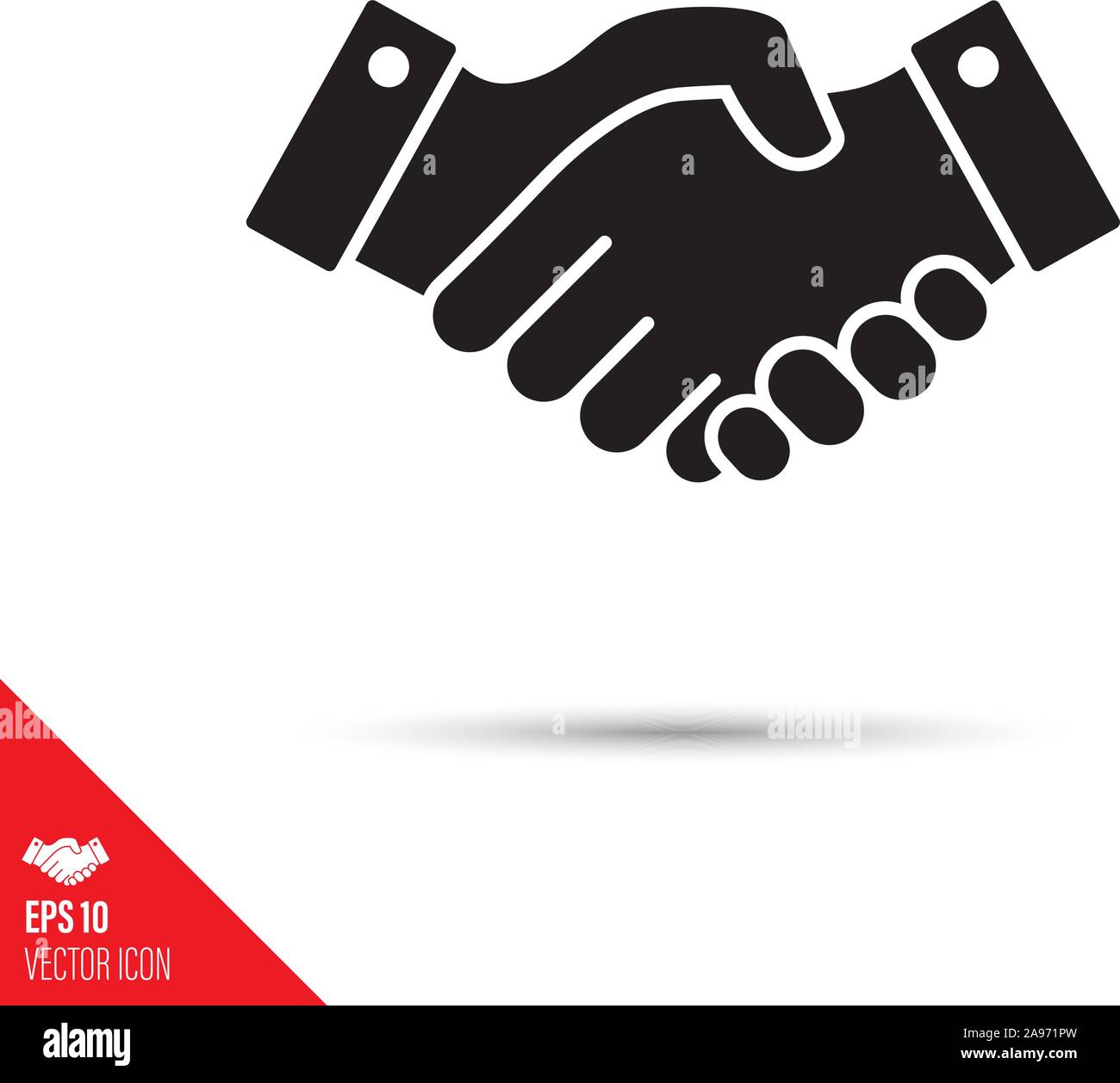 Handshake pictogram symbol icon vector hi-res stock photography and ...