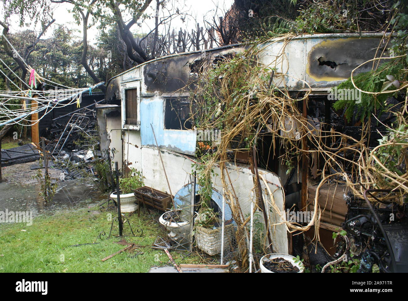Caravan damage hi-res stock photography and images - Alamy