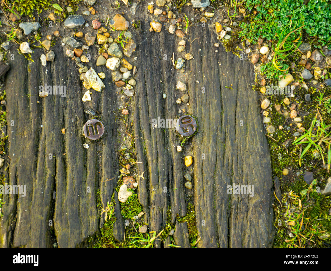 abstract texture with rail bearings and small stones Stock Photo - Alamy