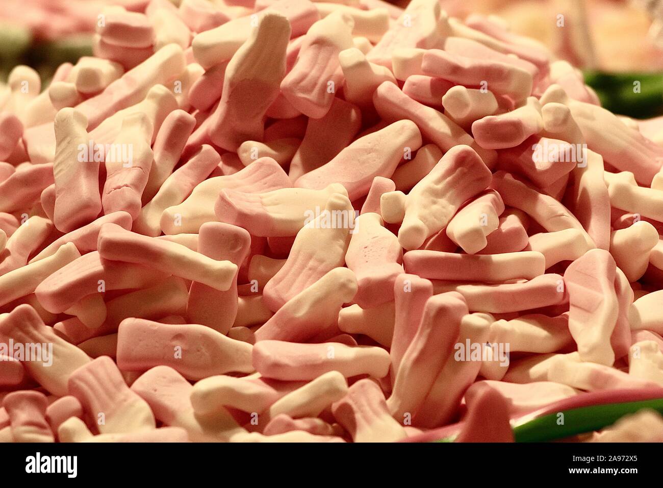 Milkshake Sweets at a Candy Store Stock Photo - Alamy
