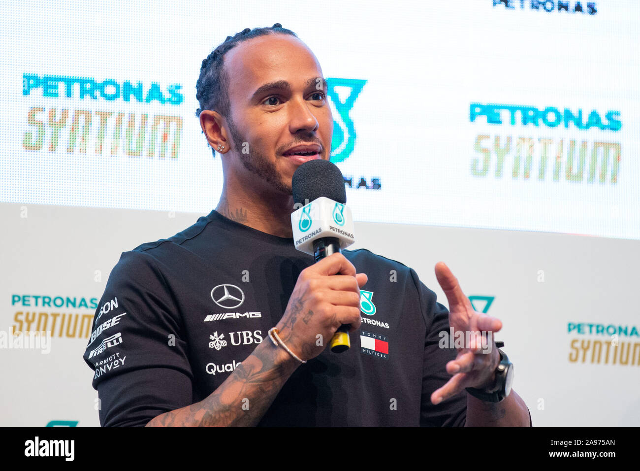 Sao Paulo, Sao Paulo, Brazil. 13th Nov, 2019. LEWIS HAMILTON, of ...