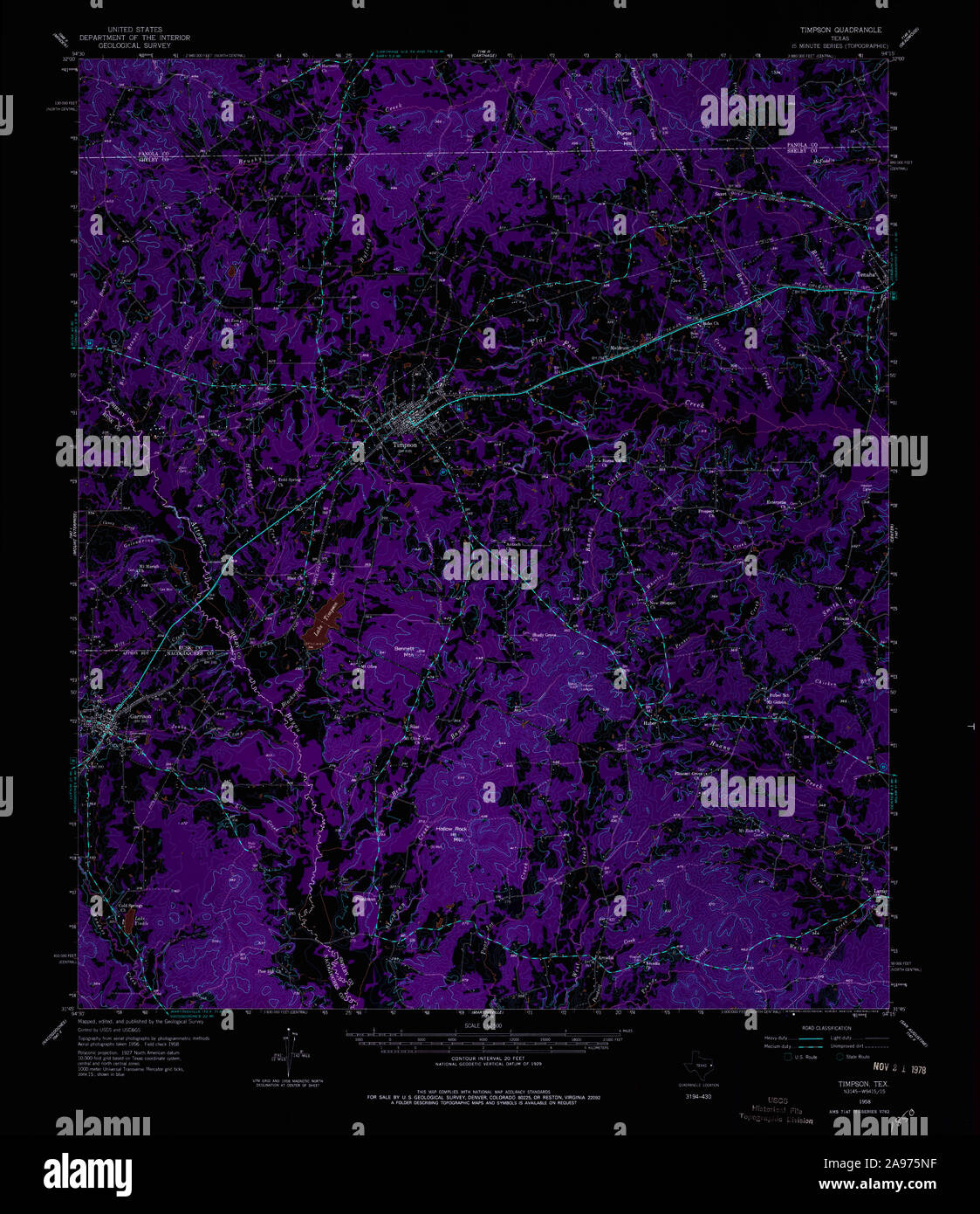 Timpson map hi-res stock photography and images - Alamy