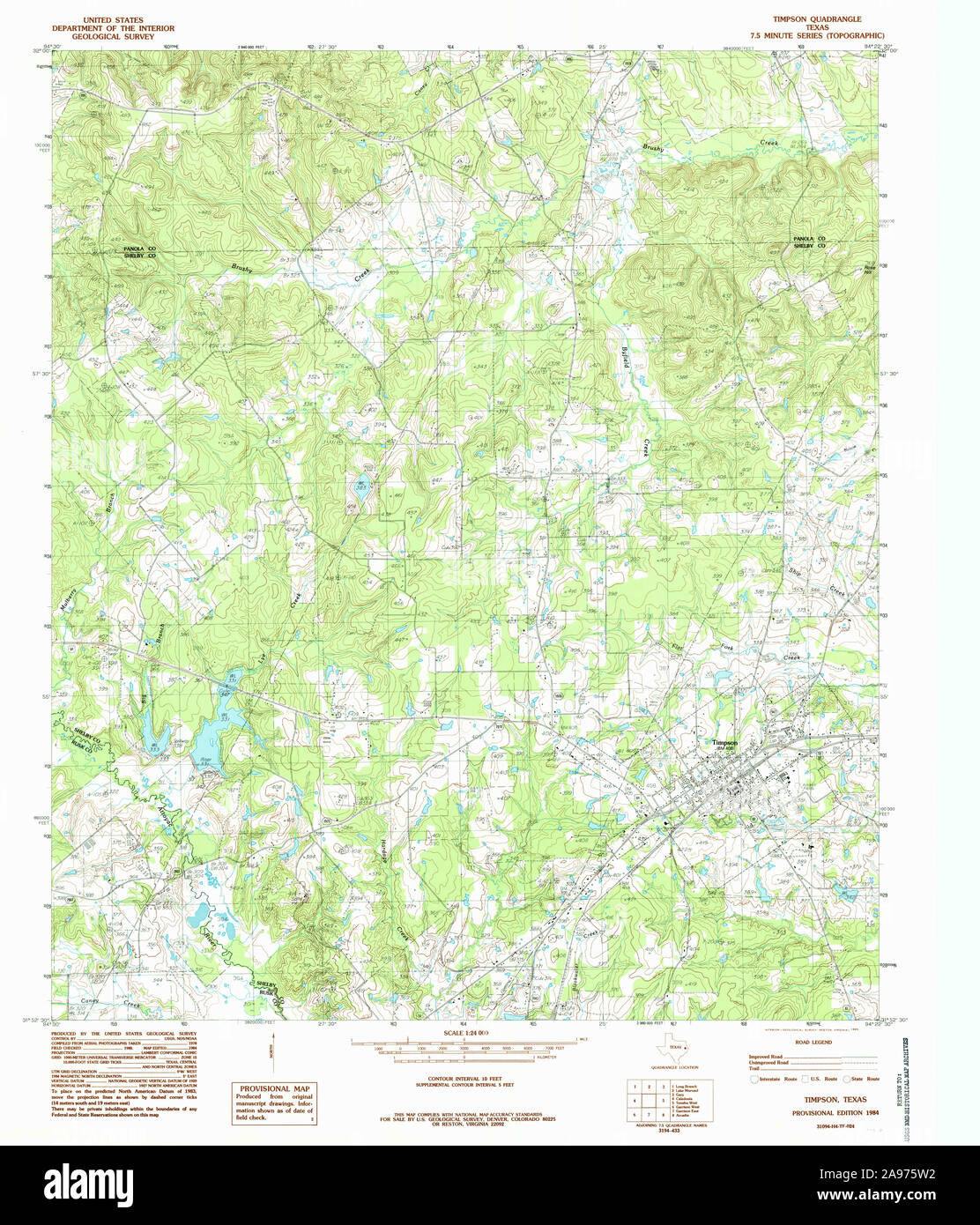 Map of timpson texas hi-res stock photography and images - Alamy