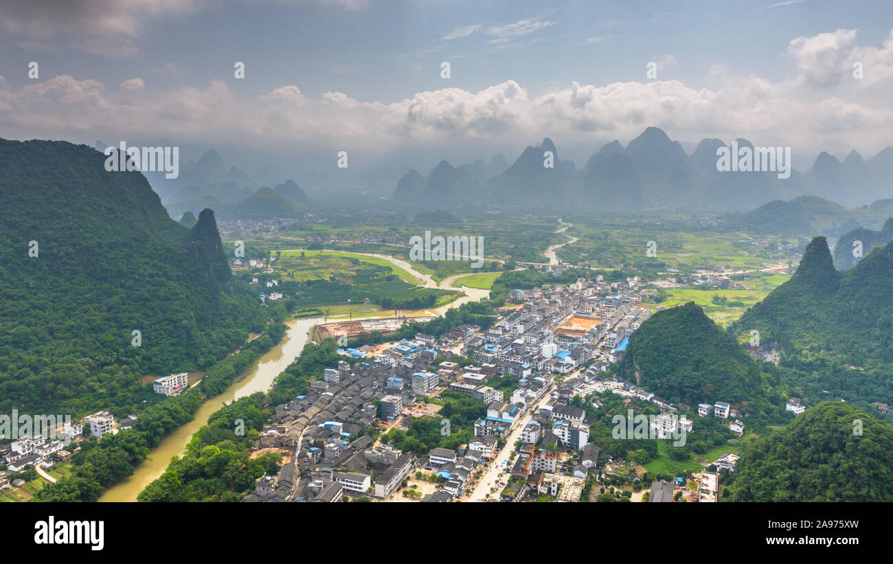 Guilin scenery scenery scenery of the li river landscape hi-res stock ...