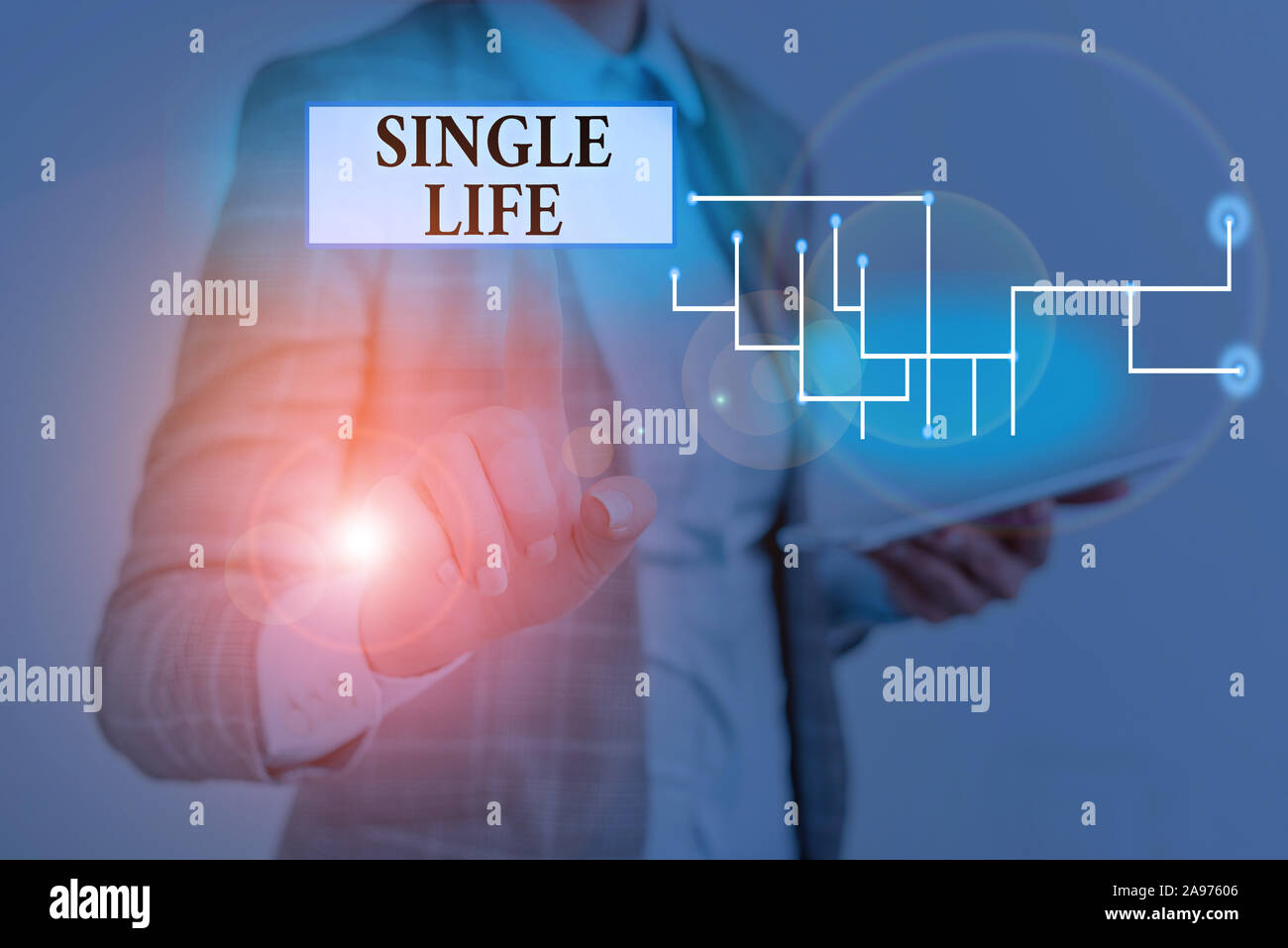 Text sign showing Single Life. Business photo showcasing not vowed to ...