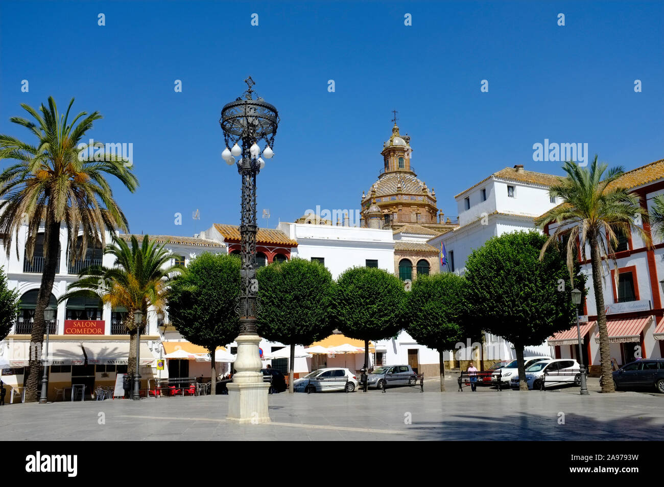 Typical spanish square hi-res stock photography and images - Alamy