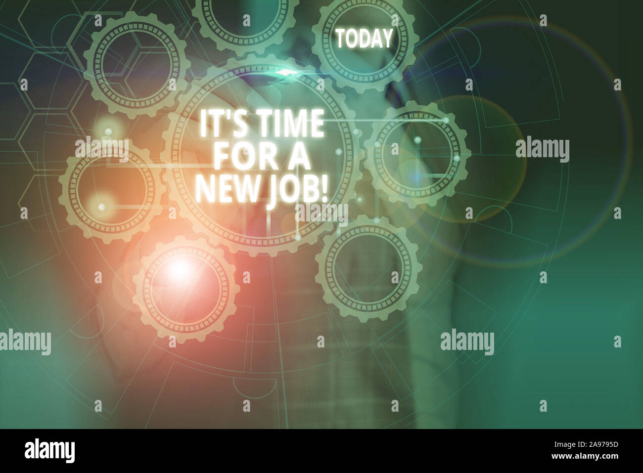 Text sign showing It S Time For A New Job. Business photo showcasing ...