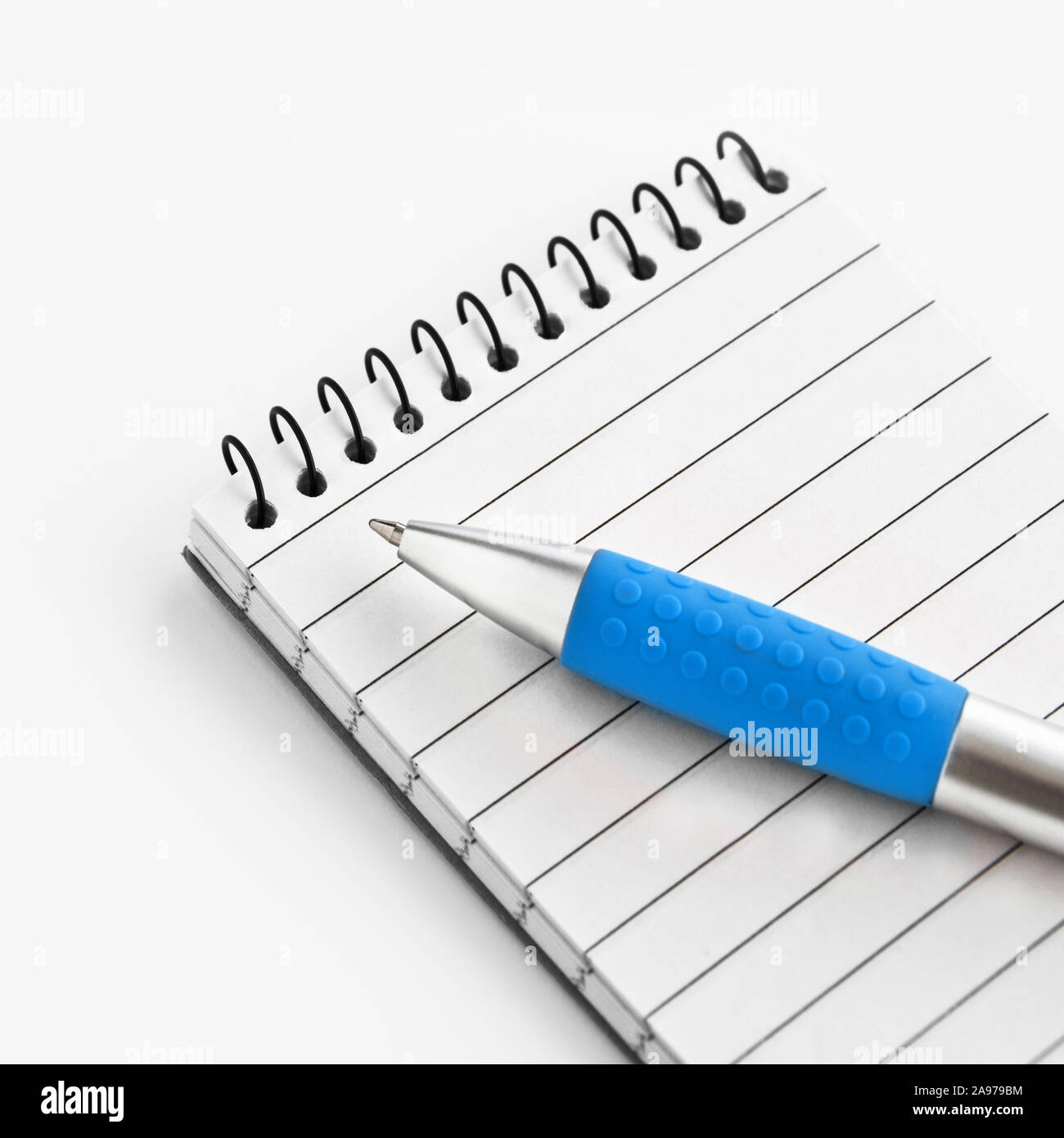 Ring binder paper and pencil background Stock Photo - Alamy