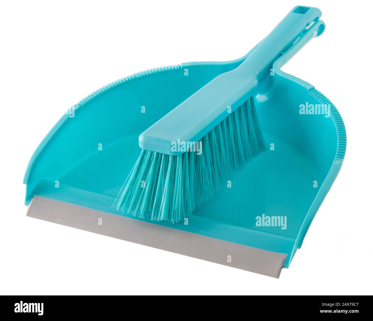 Household tool hand broom isolated against white background Stock Photo ...