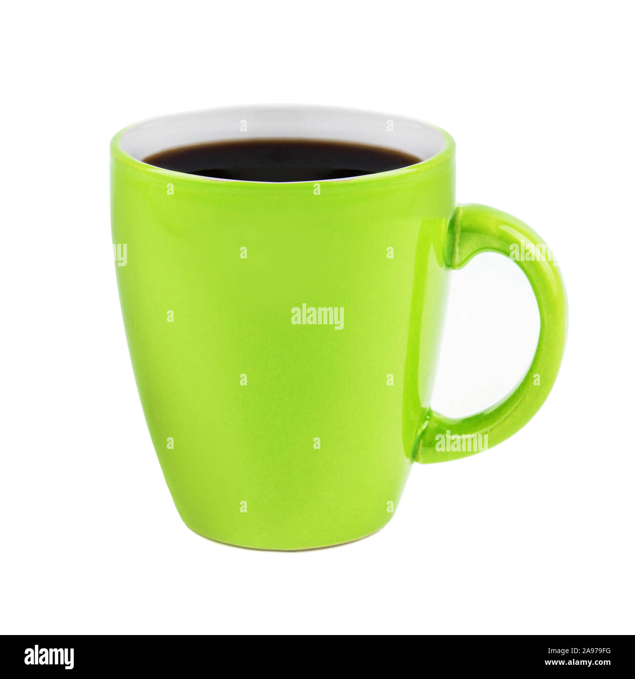Coffee and green cup Stock Photo - Alamy