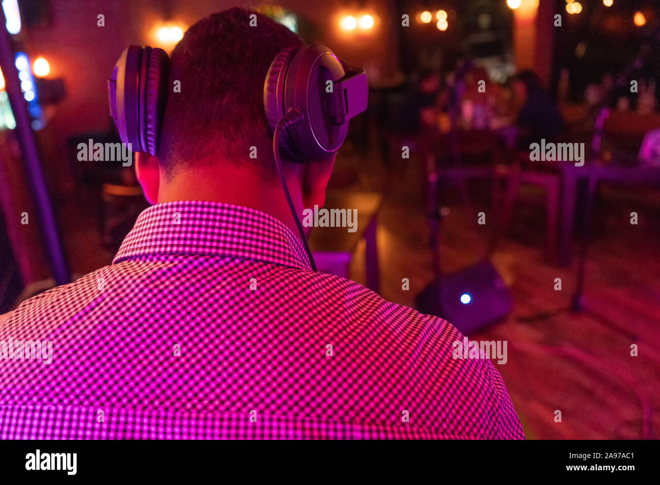 Dj work night club hi-res stock photography and images - Alamy