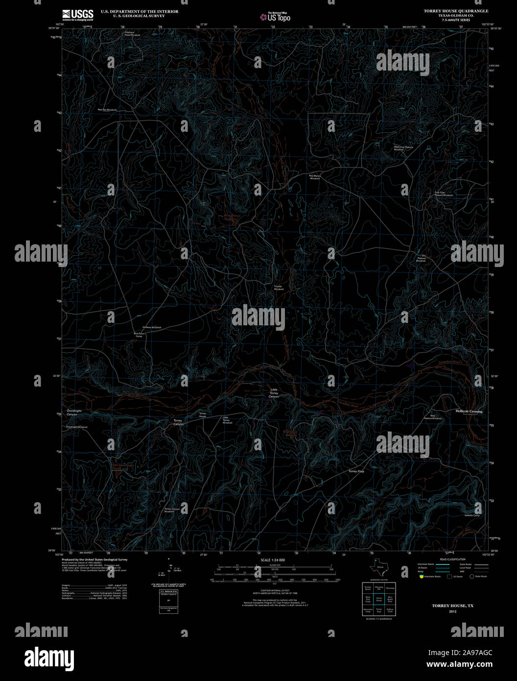 Map of torrey hi-res stock photography and images - Alamy