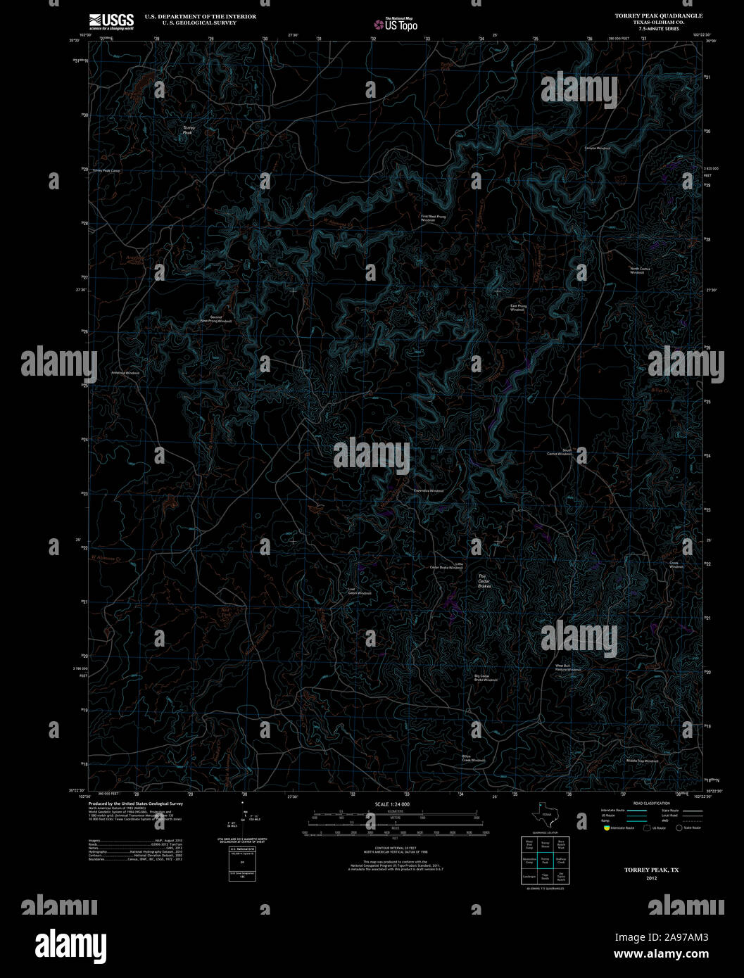 Map of torrey hi-res stock photography and images - Alamy