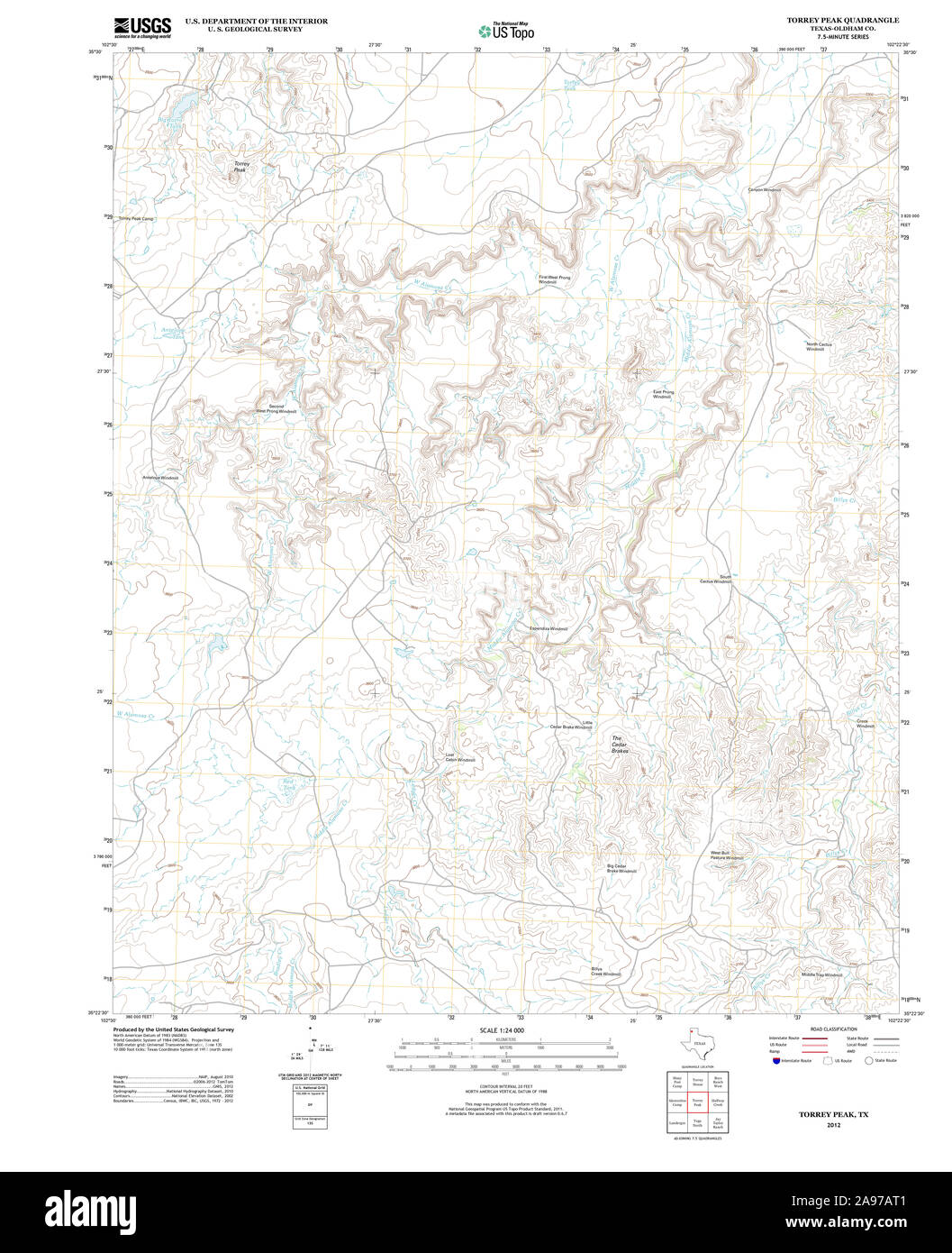 Map of torrey hi-res stock photography and images - Alamy