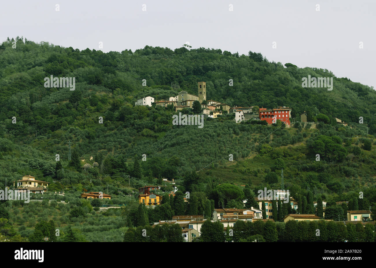 Italian landscapes, architecture and gardens beautiful views Stock ...