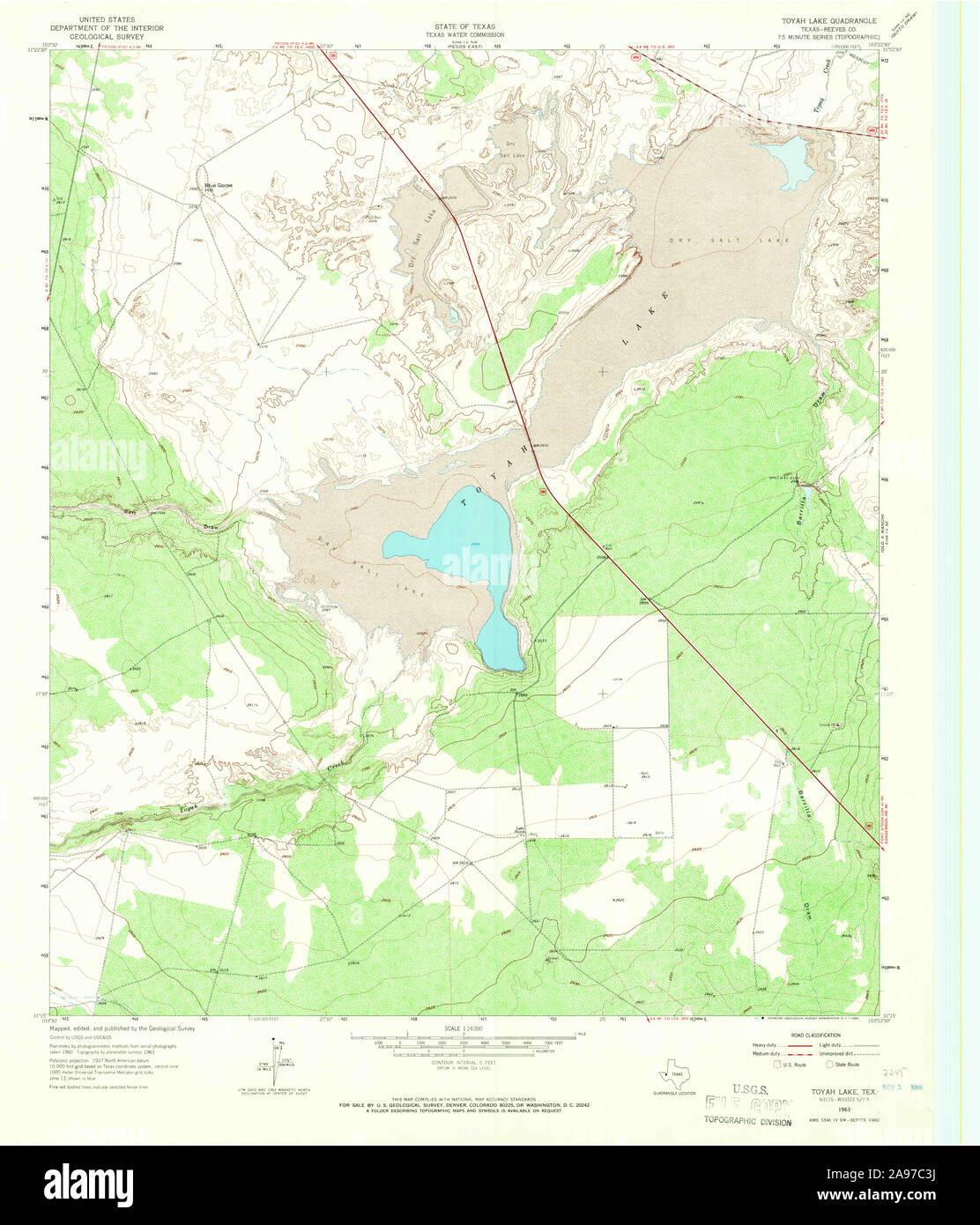 Toyah map hi-res stock photography and images - Alamy