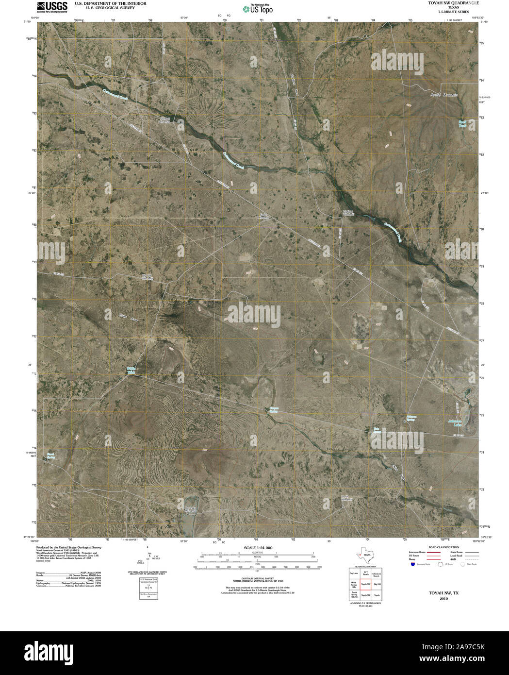 Toyah map hi-res stock photography and images - Alamy