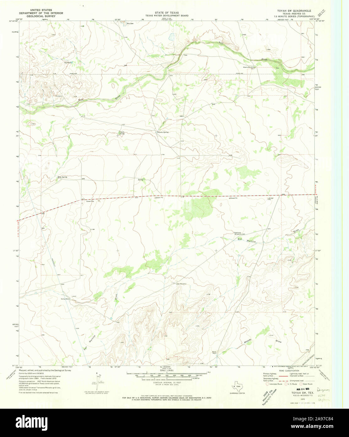 Toyah texas map hi-res stock photography and images - Alamy