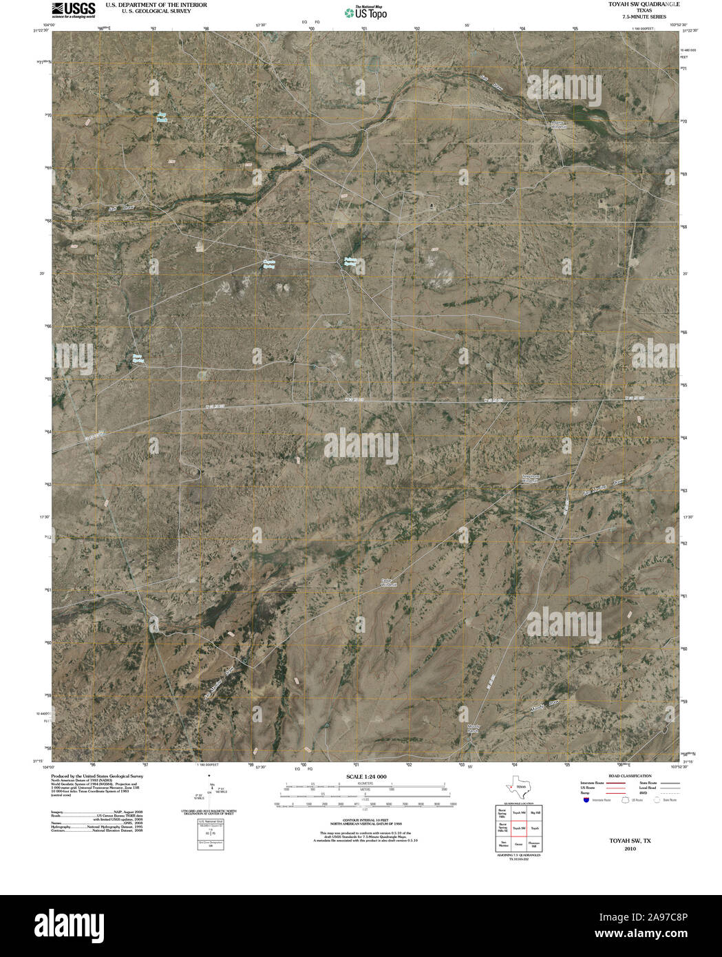 Toyah texas map hi-res stock photography and images - Alamy