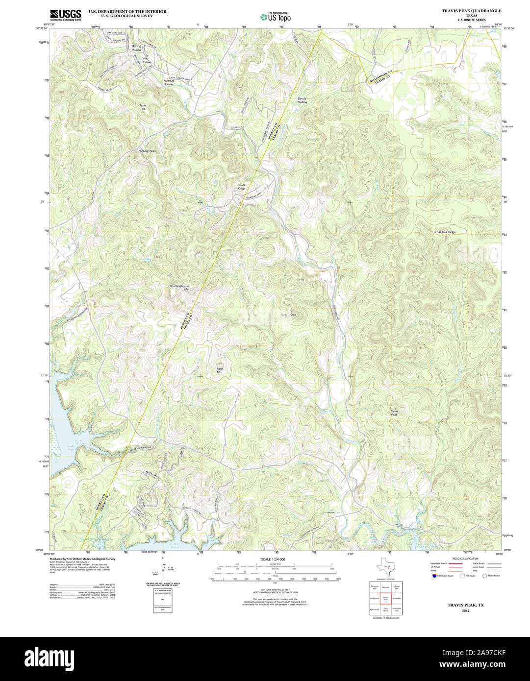 Map of travis hi-res stock photography and images - Alamy