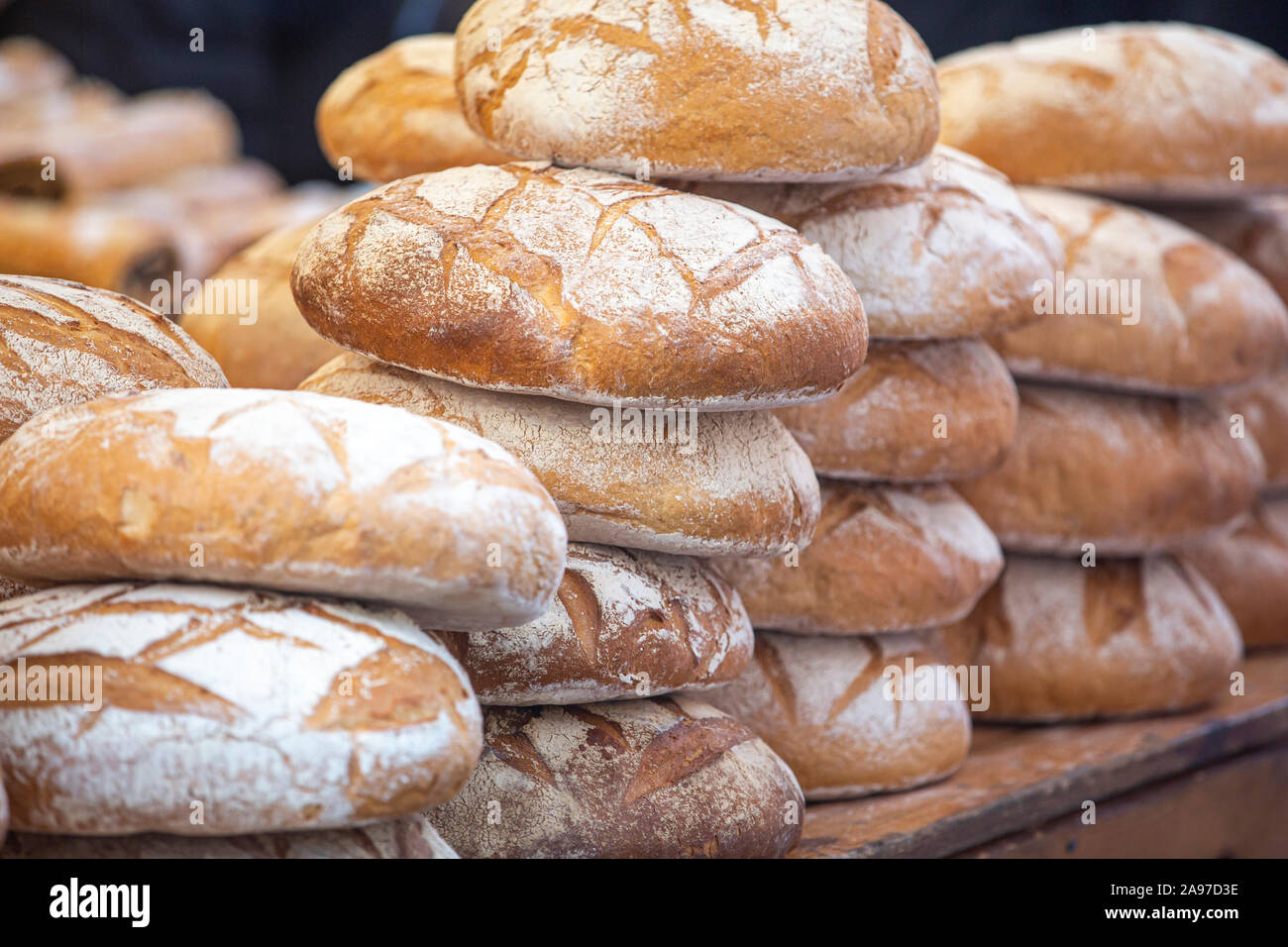 Loaf fresh whole bread hi-res stock photography and images - Alamy