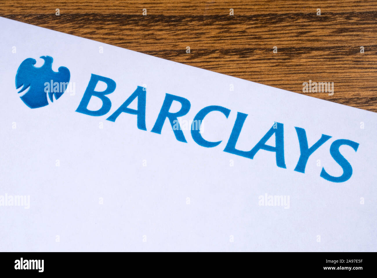 London, UK - March 12th 2019: The logo for Barclays bank pictured on ...