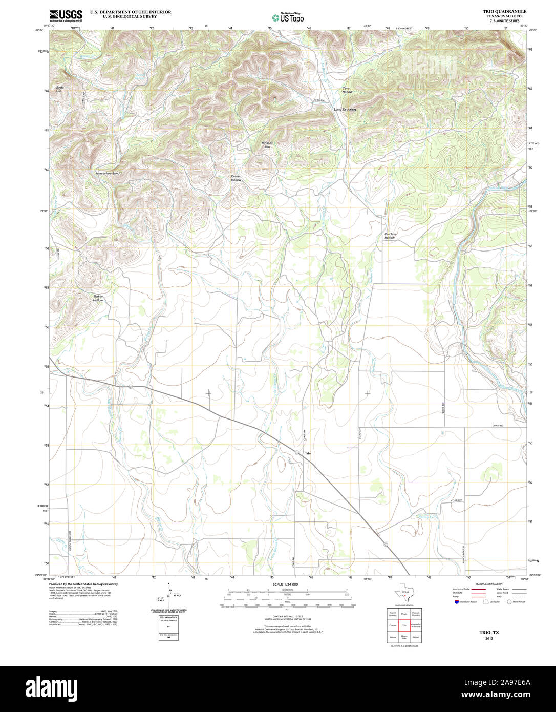 United states topology map hi-res stock photography and images - Alamy