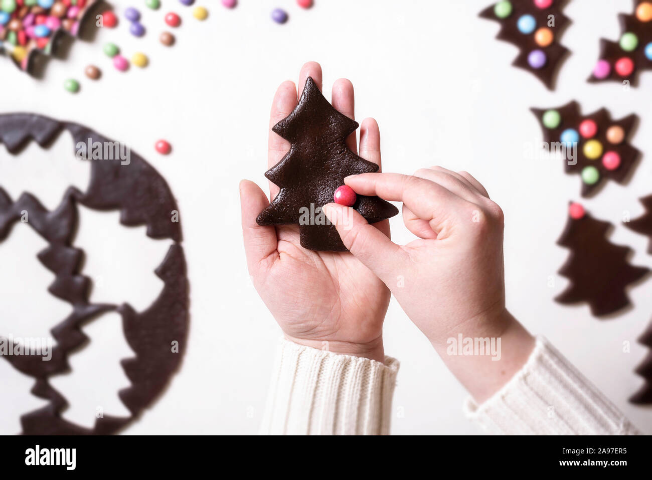 Smarties cookies hi-res stock photography and images - Alamy