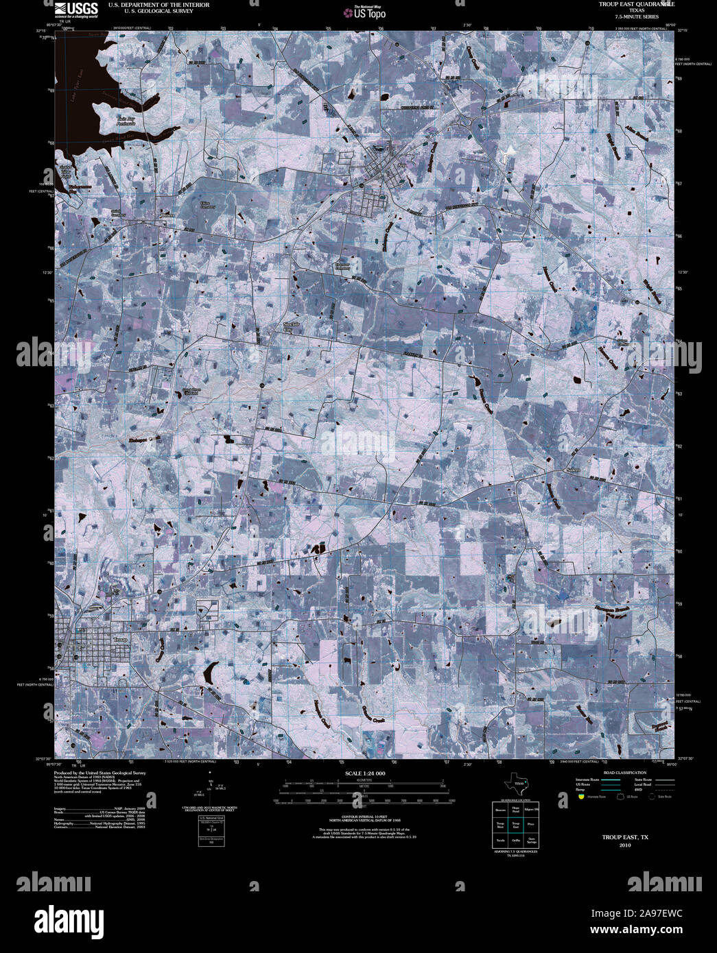 Map of troup hi-res stock photography and images - Alamy