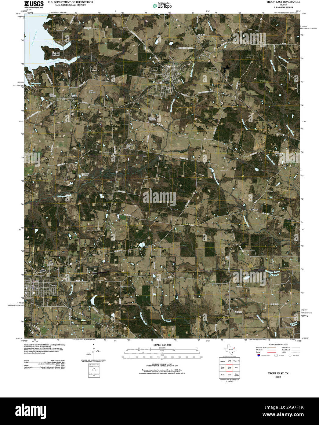 Map of troup hi-res stock photography and images - Alamy