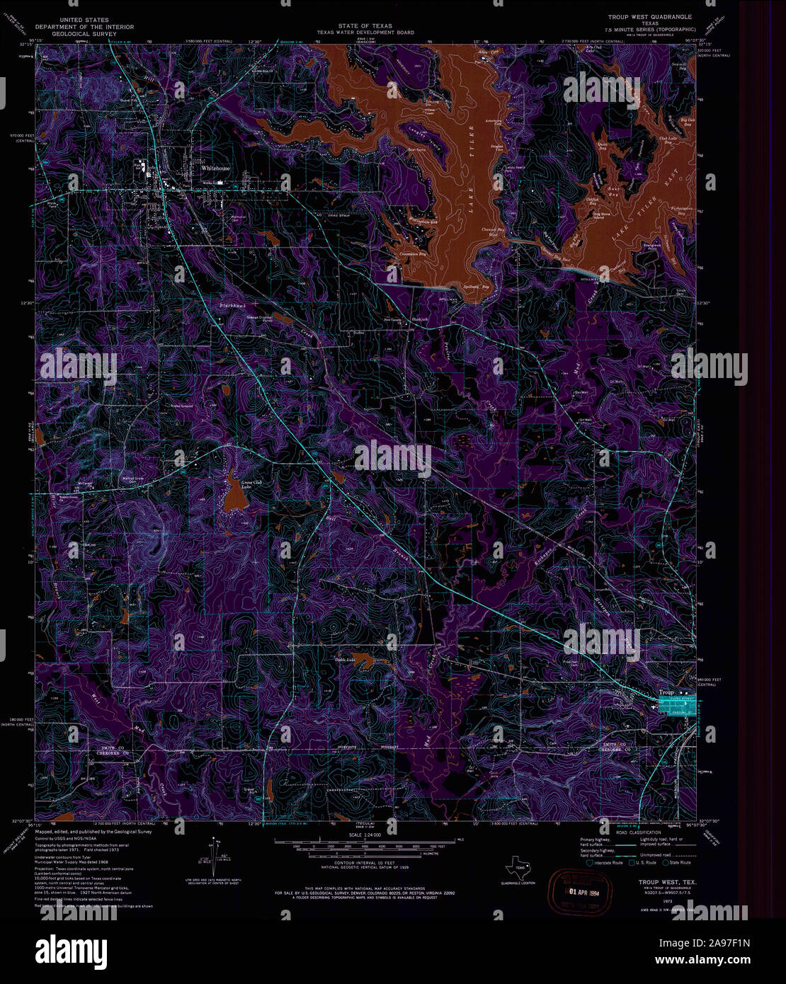 Map of troup hi-res stock photography and images - Alamy