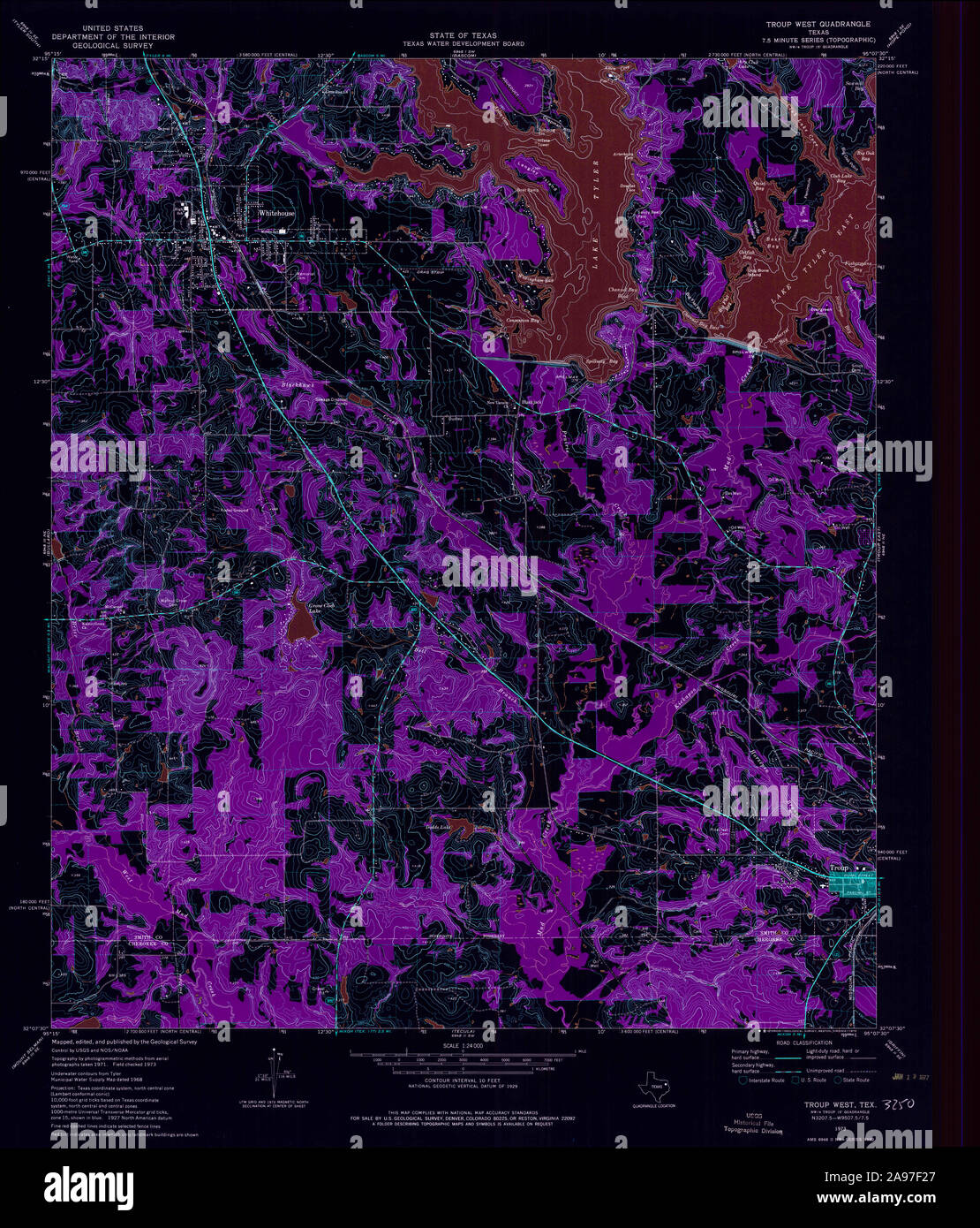 Map of troup hi-res stock photography and images - Alamy