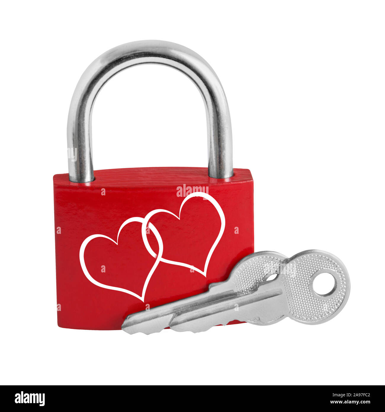 Couple love lock Cut Out Stock Images & Pictures - Alamy