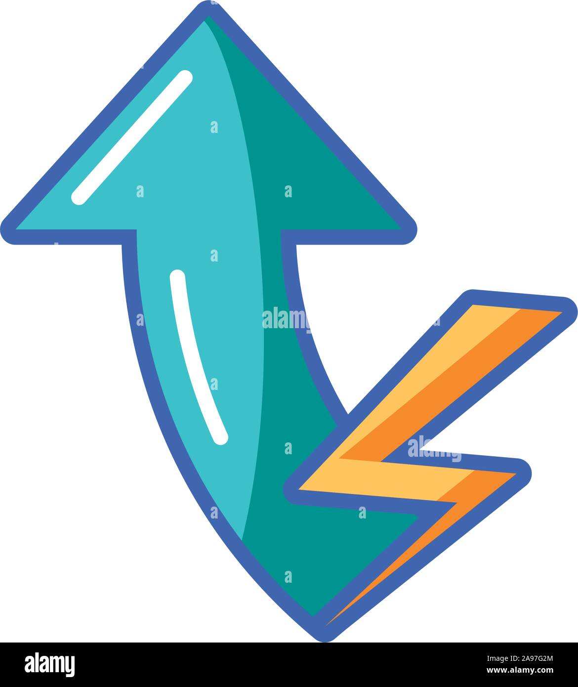 arrow and thunder icon design, Energy renewable power supply and ...