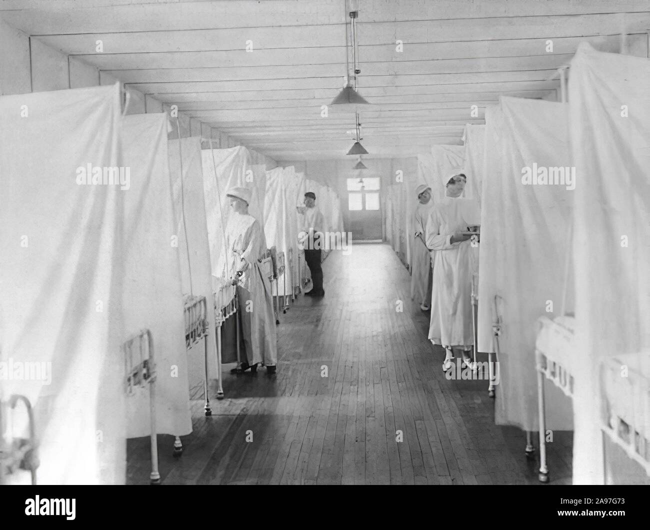 1918-1919. An epidemic of "Spanish Flu" spread around the world. At ...