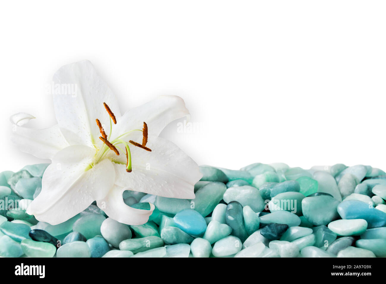 White stones background hi-res stock photography and images - Alamy