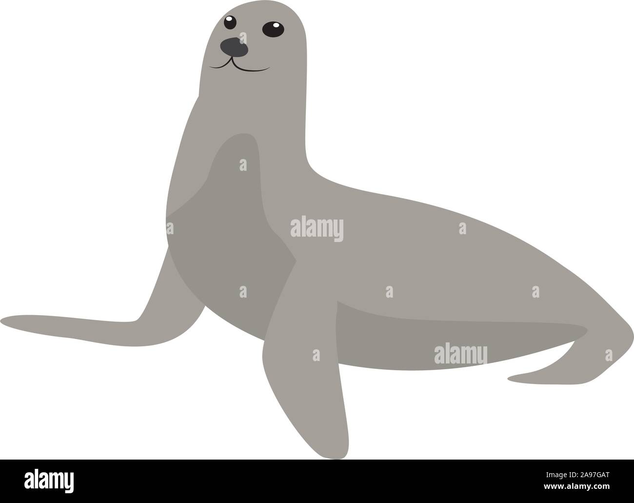 Isolated seal image on a white background - Vector Stock Vector Image ...