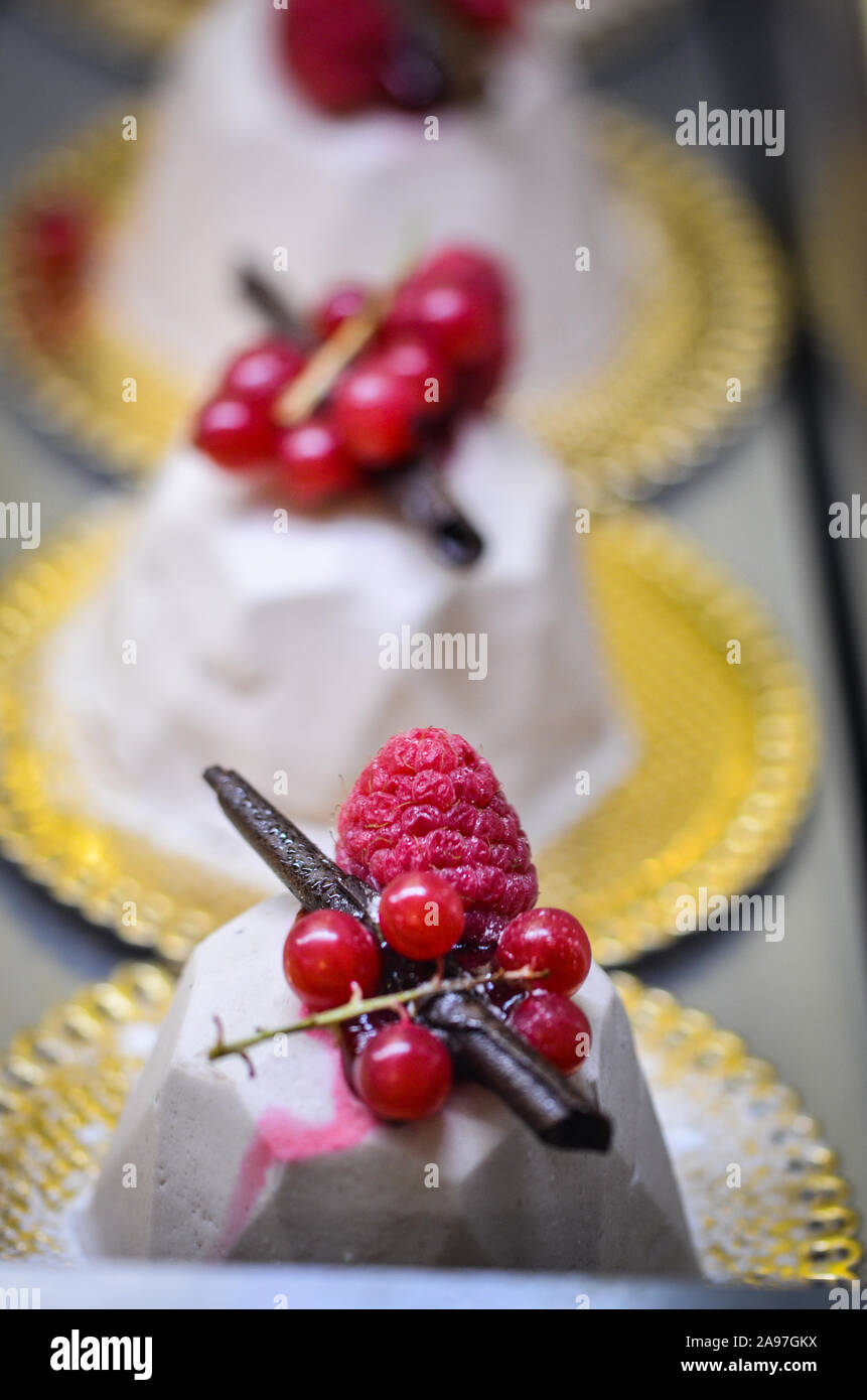 tasty mini cakes with fresh ingredients & fruits Stock Photo - Alamy