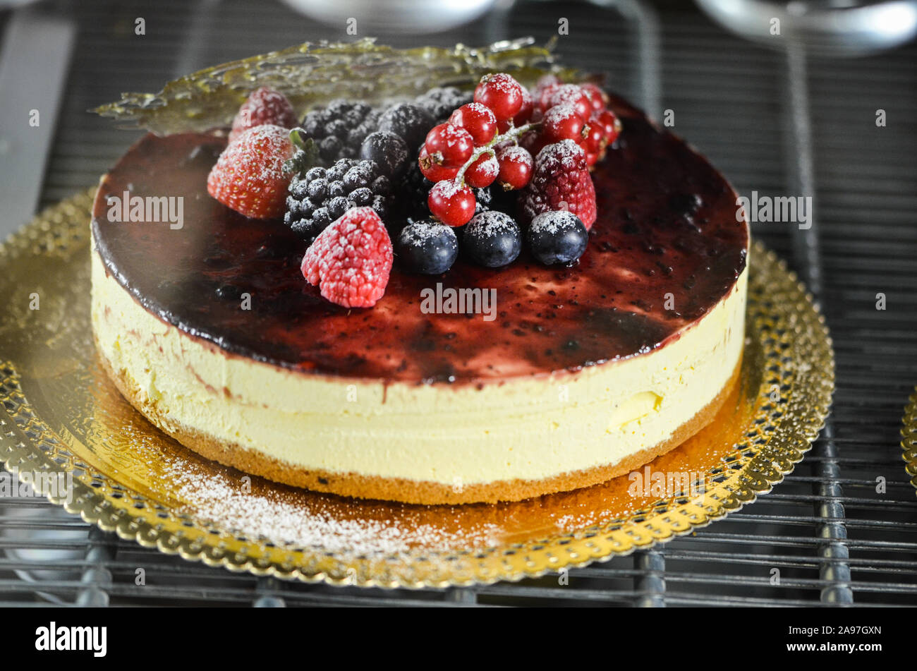 tasty mini cakes with fresh ingredients & fruits Stock Photo - Alamy